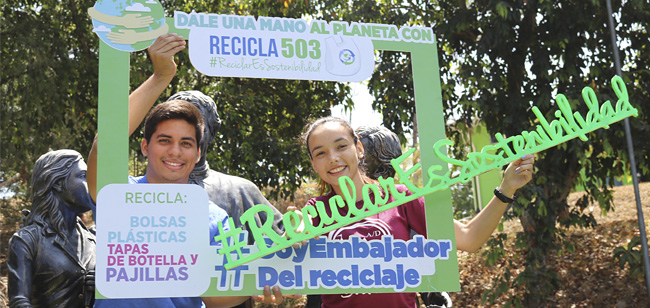UDB se suma al reto recicla 503 para impulsar una cultura de reciclaje
