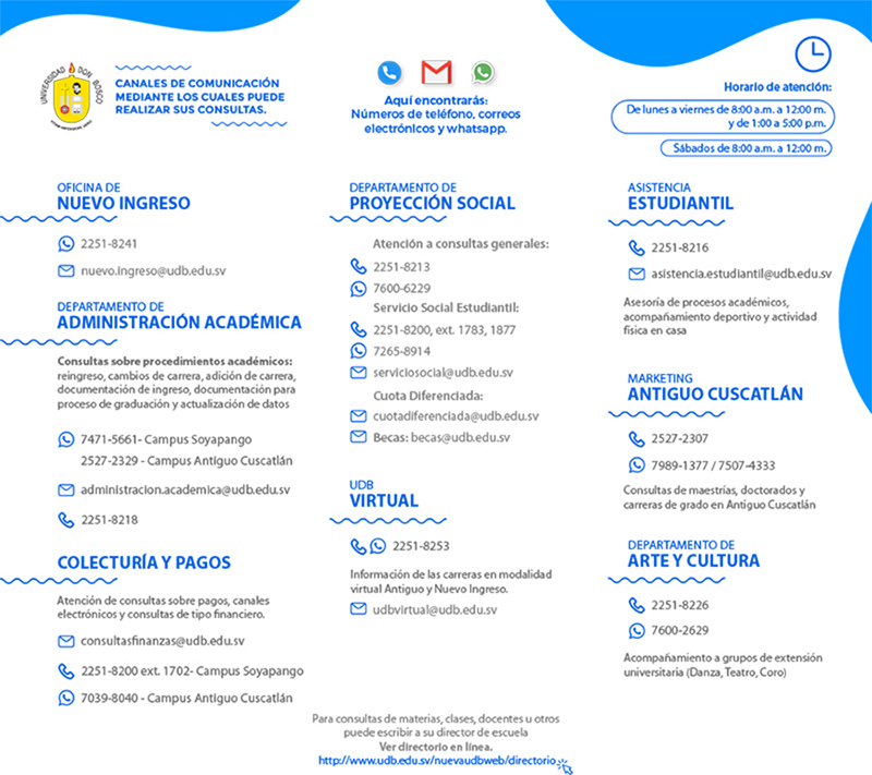 Universidad Don Bosco © | Inicio